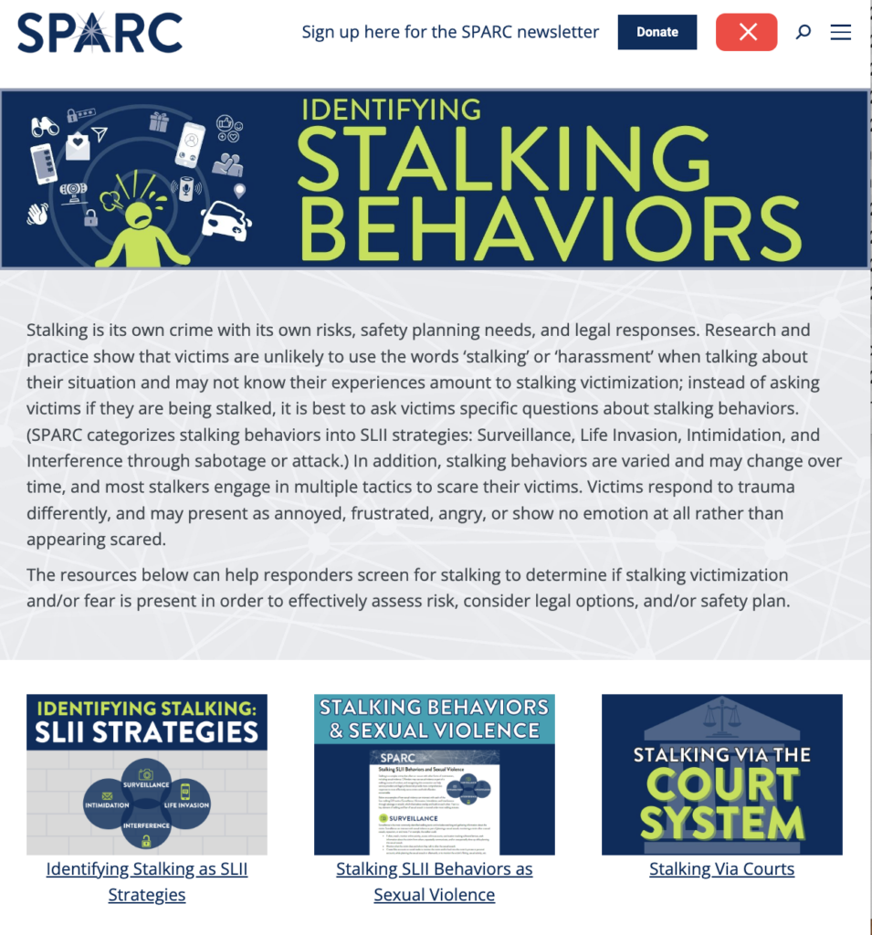 Domestic Violence and Stalking | JBWS